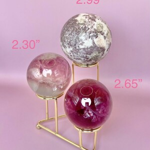 Modern 3 Ball Silver Sphere Holder, Multiple Sphere Stand. - Etsy