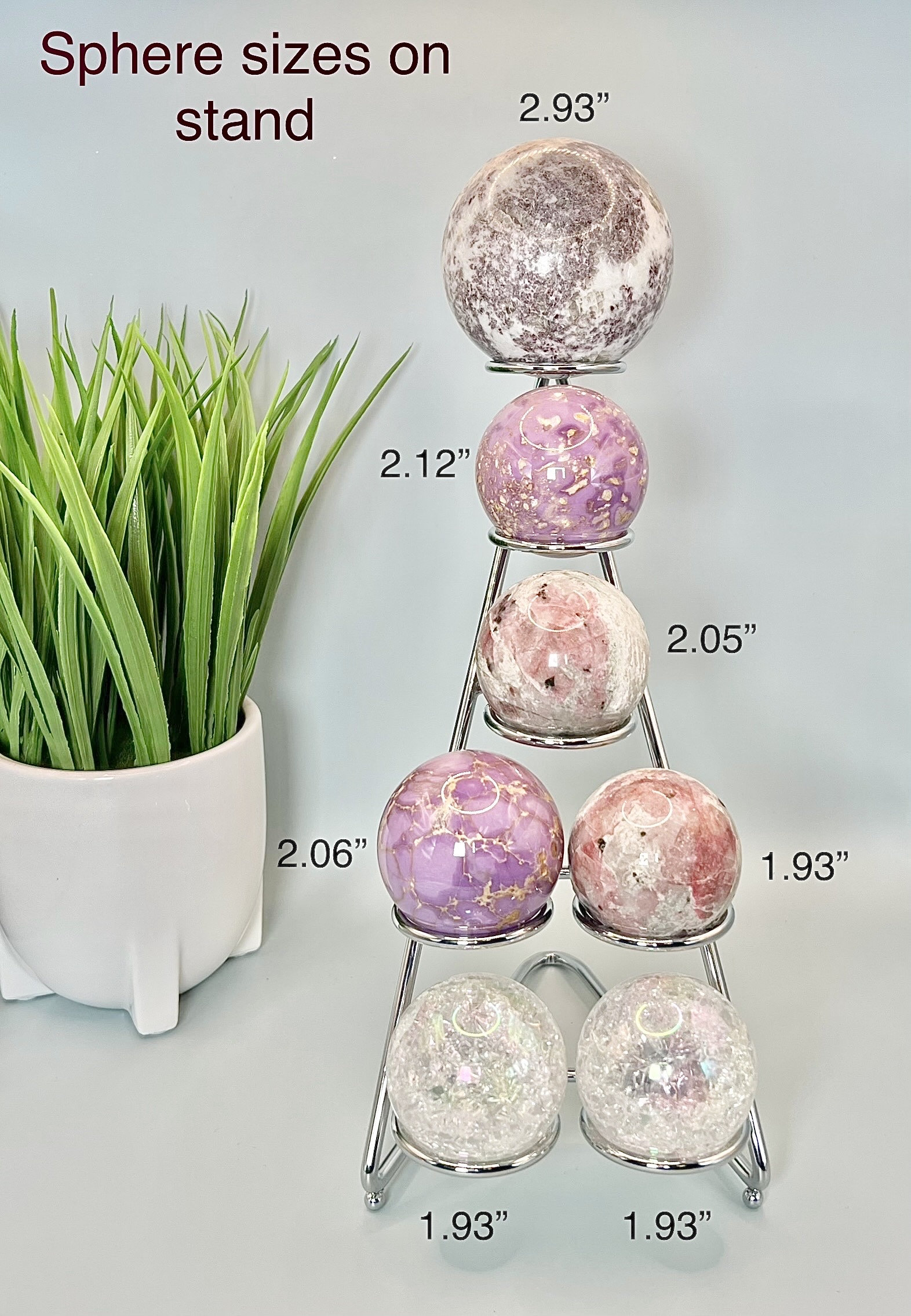 7 Sphere Stand/display Stand/gold Sphere Stand/silver Sphere - Etsy