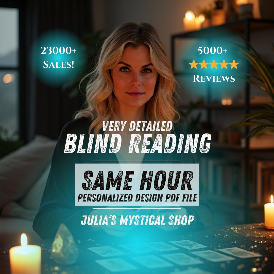Blind Reading Without Questions Blind Tarot Reading Very Detailed ...