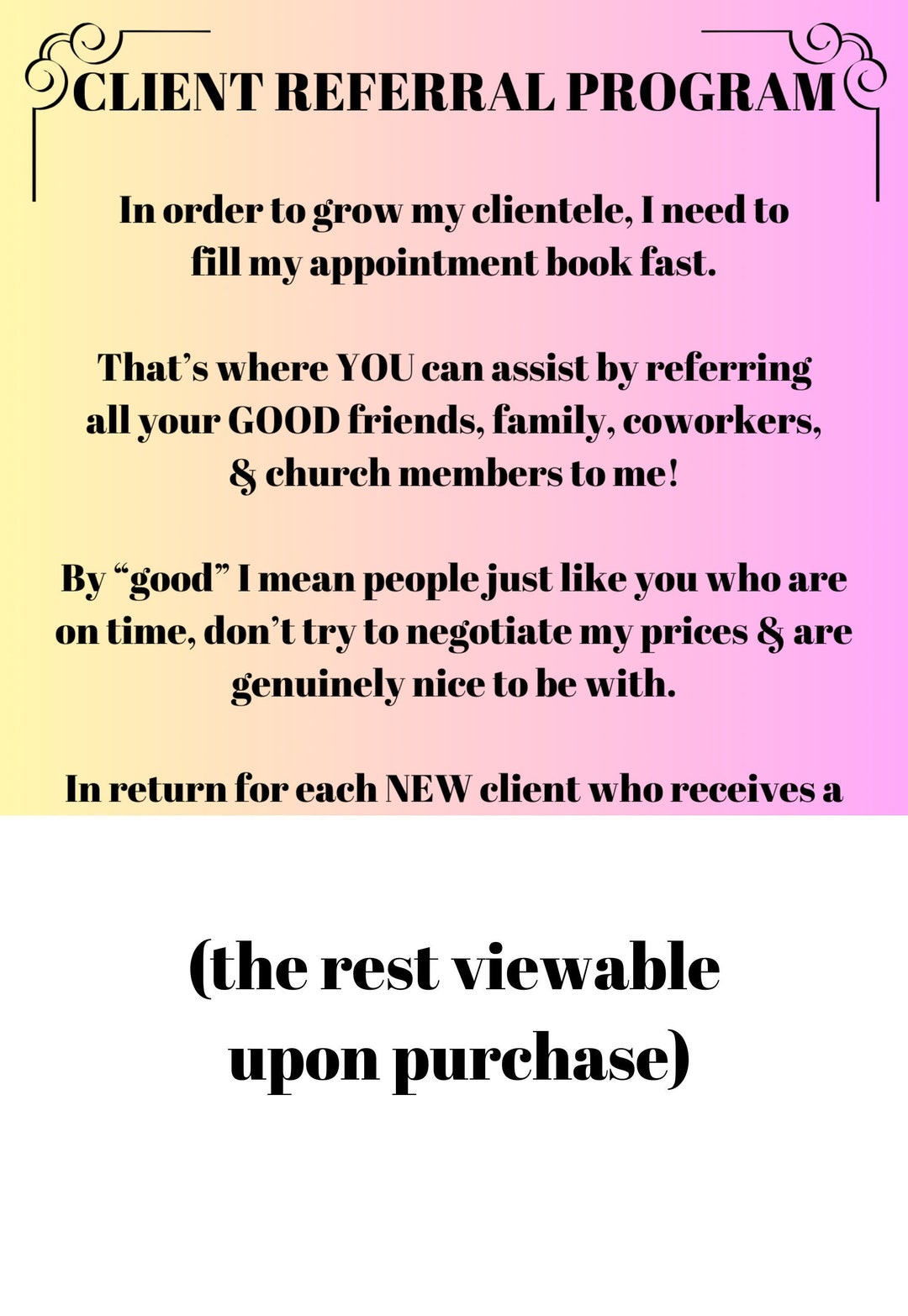 Salon Client Referral How to Increase Salon Clientele Rewards Program ...