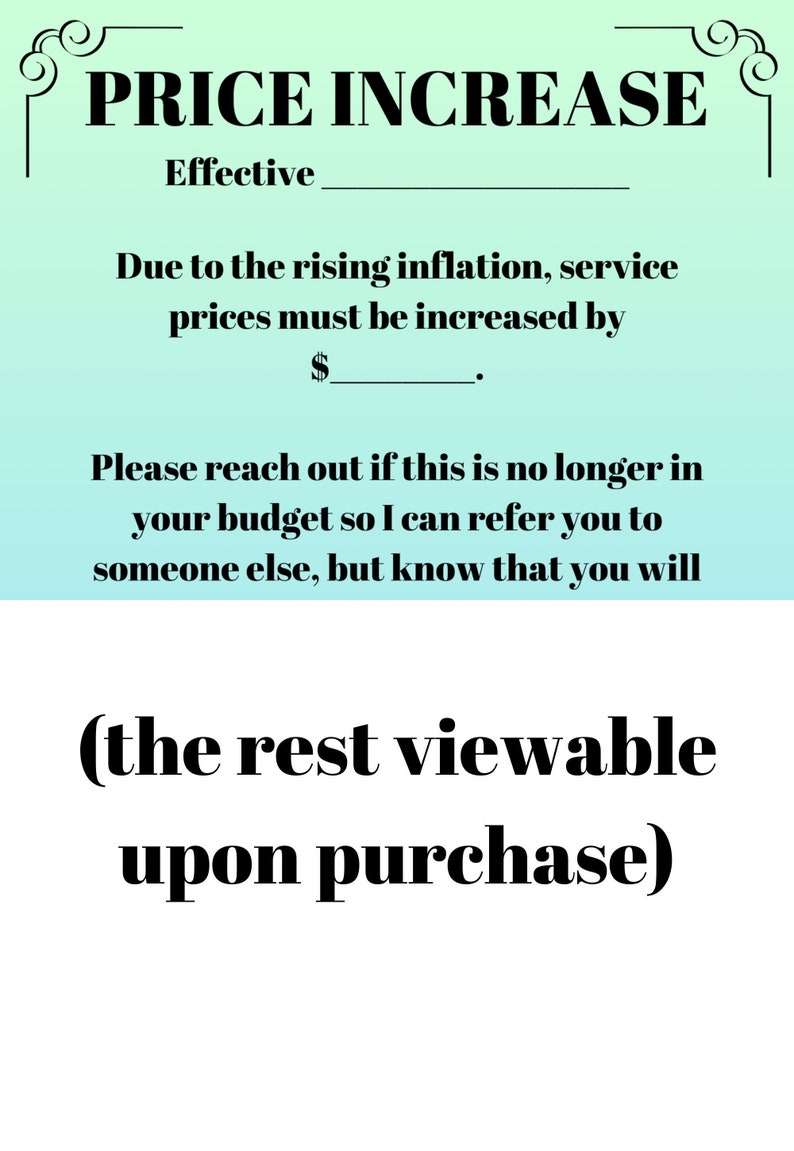 Price Increase for Estheticians How to Raise Prices in the Salon Price ...