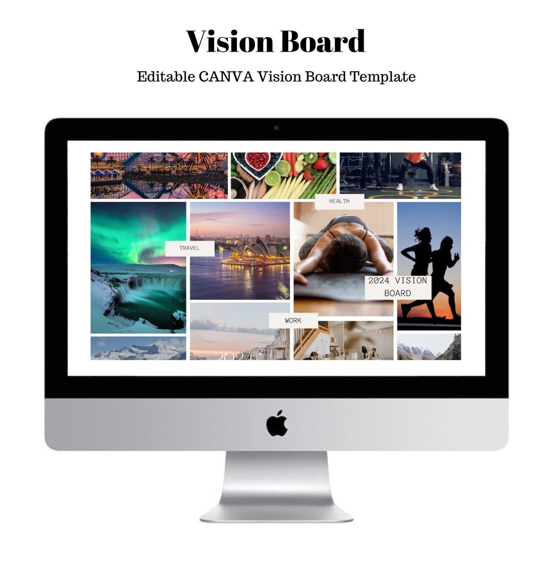 CANVA Vision Board Kit for Photographers - Etsy