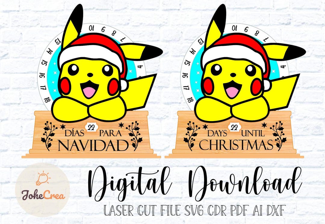 Pokemón Christmas Countdown Advent Calendar Stand - Etsy Australia