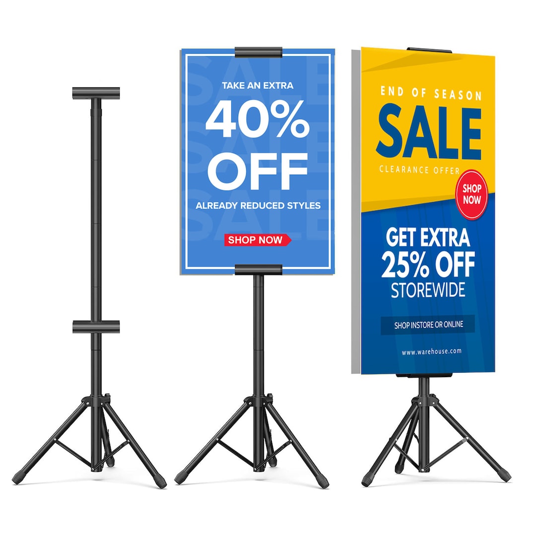 Custom Poster Stand, Banners and Signs Customize for Business ...