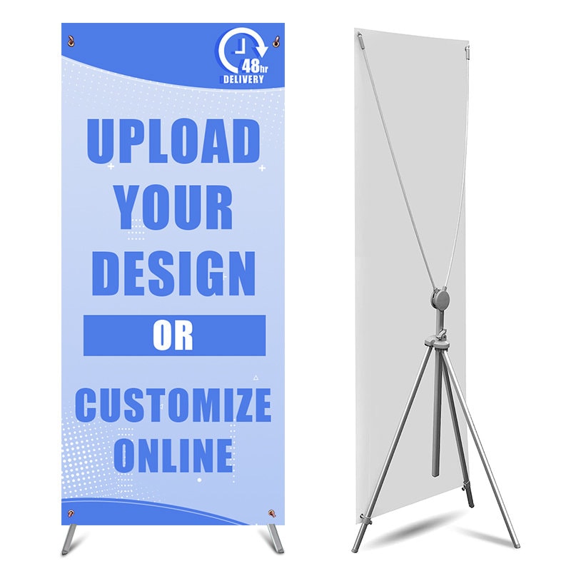 Adjustable X Banner Stand for Display, Portable Retractable Banner ...