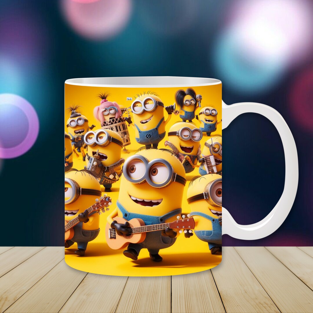 Minions Mug Wrap, Minions Mug Wrap Sublimation Design PDF, 11oz and ...