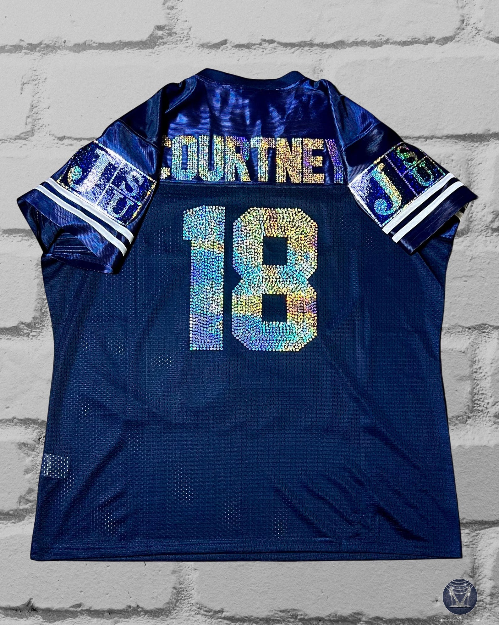 JSU, Custom Bling Women’s Patchwork Jersey, Jackson State University ...