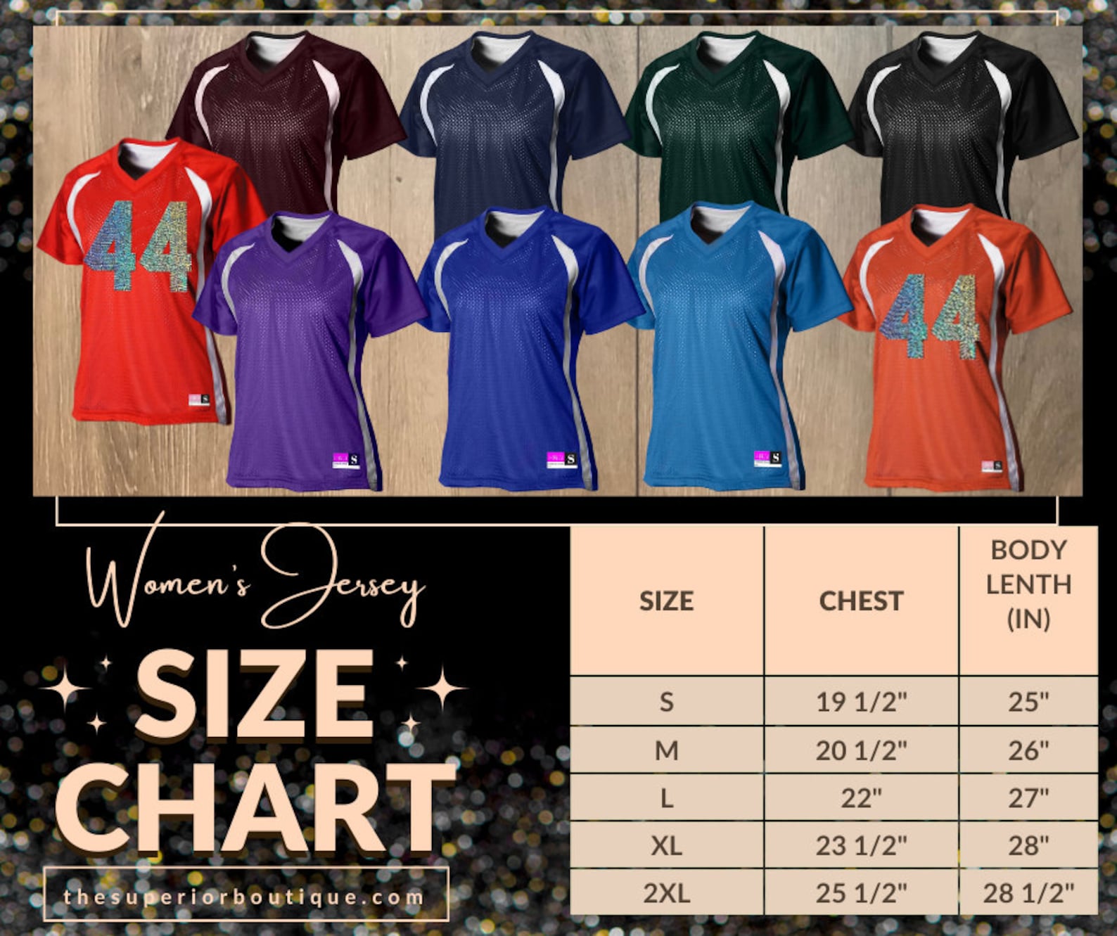 Custom Cheer Bling Women's Patchwork Jersey - Customize With Your Team ...