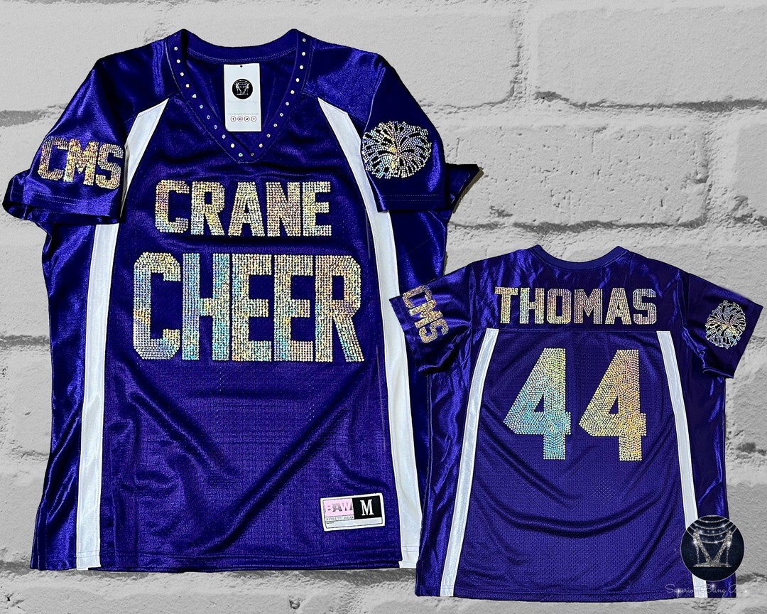 Custom Cheer Bling Women's Patchwork Jersey - Customize With Your Team ...