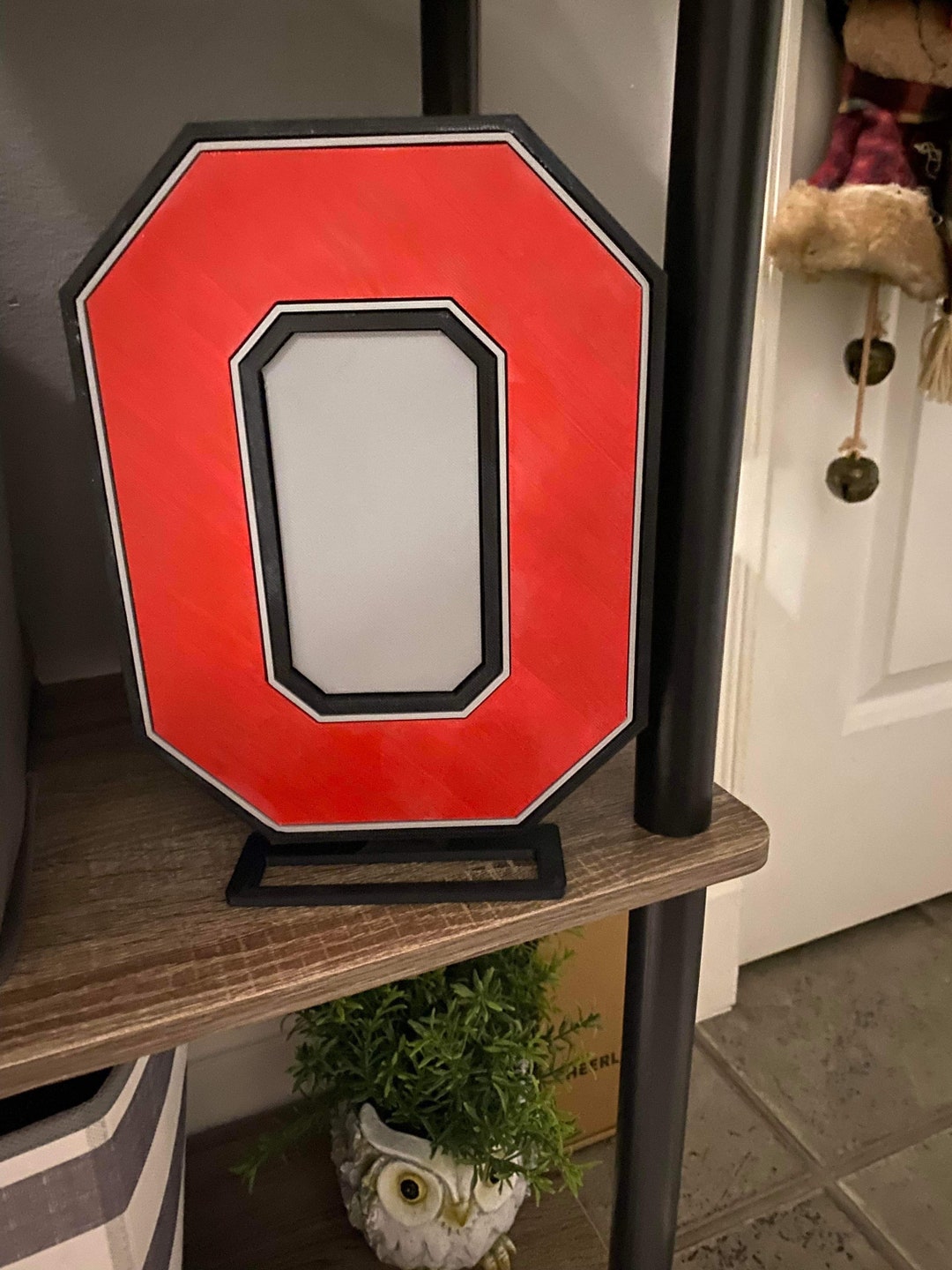 OHIO STATE FOOTBALL Desk Stand/wall Mount Ohio Decoration - Etsy