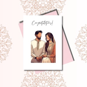 Pakistani Wedding Cards/ Shaadi Mubarak Card - Etsy UK