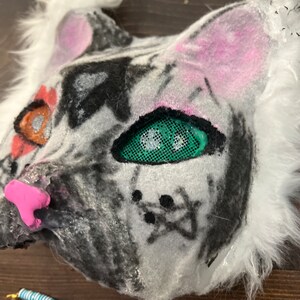 Gray Therian/quadrobics Cat Mask - Etsy