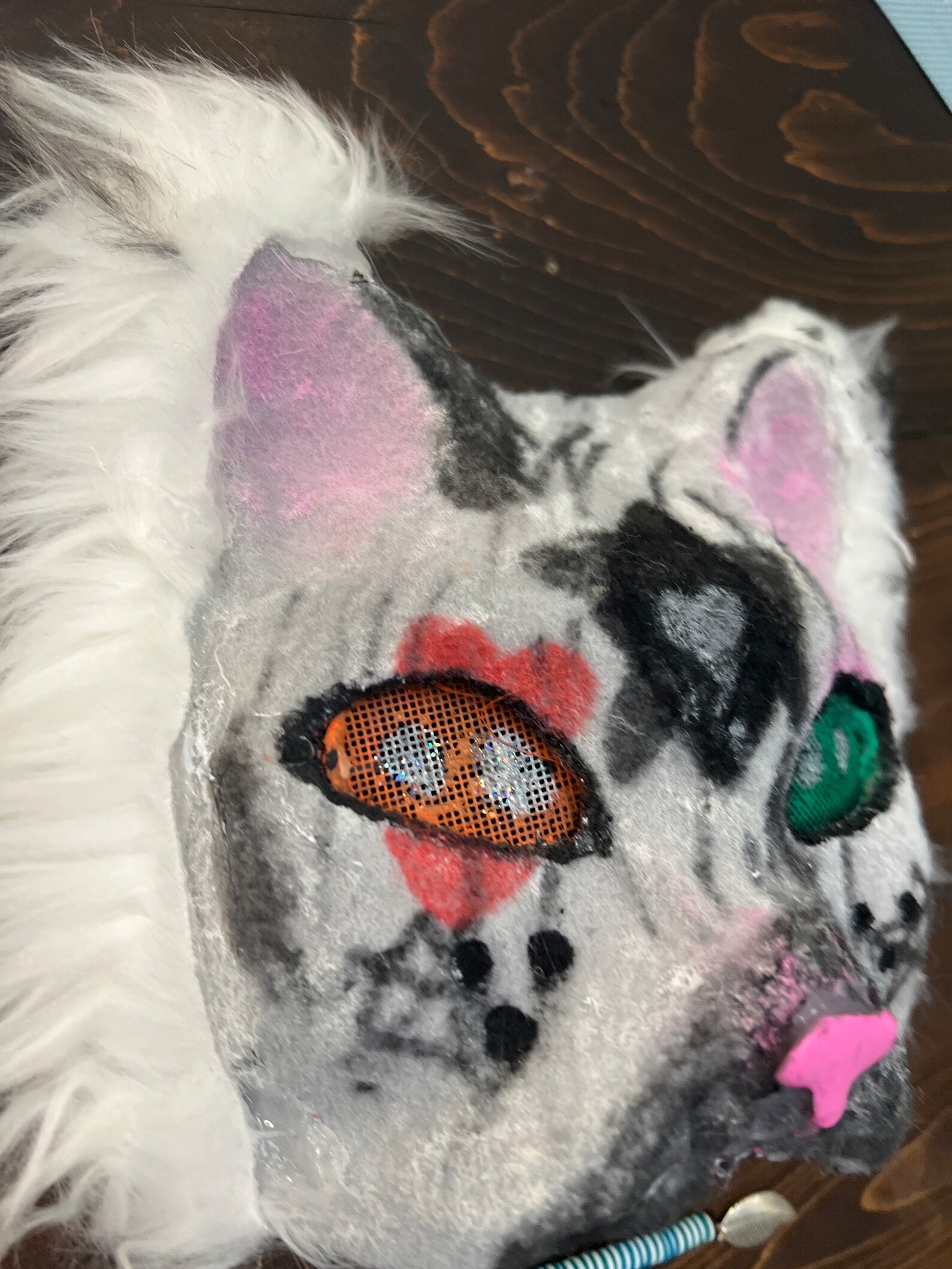 Gray Therian/quadrobics Cat Mask - Etsy