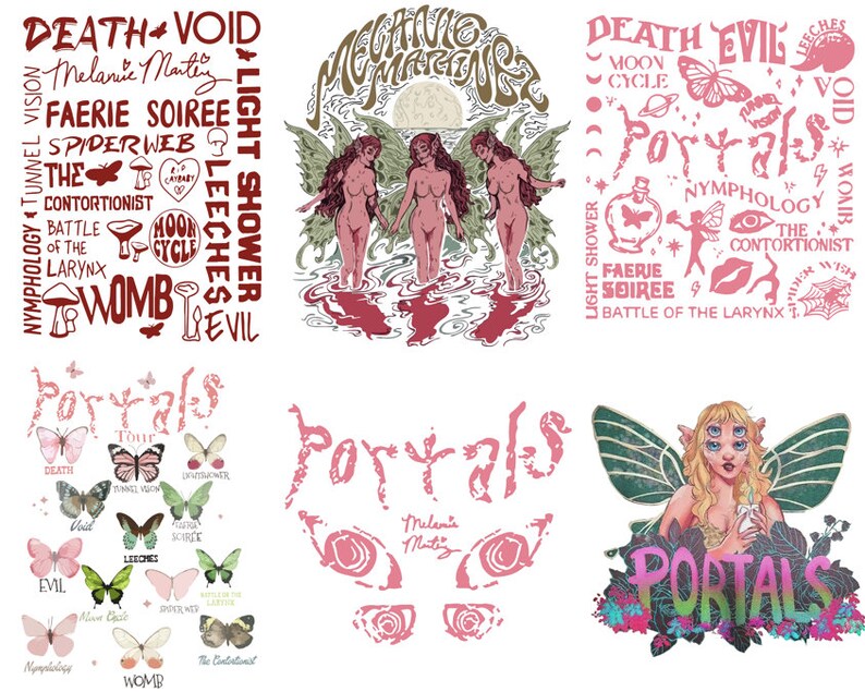 Portals Tour 2023 Png, Me-La-Nie Tour Png, Portals Merch, Portals Album ...