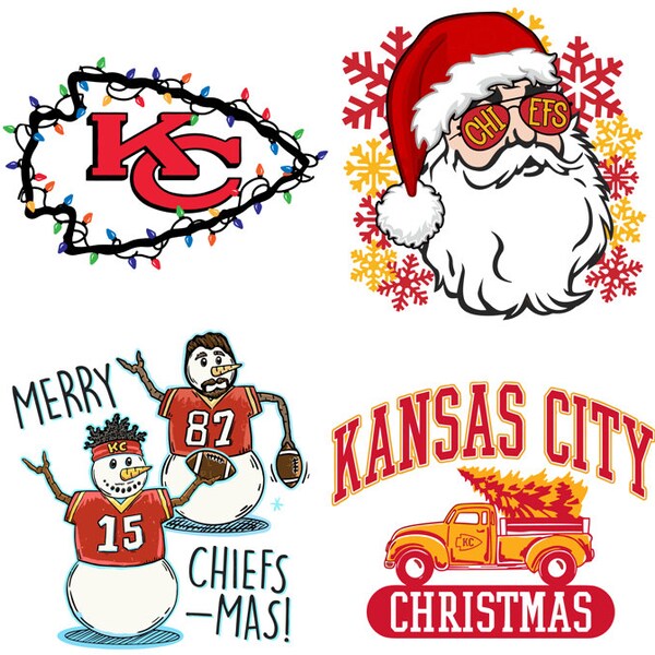 Christmas Kansas City Chiefs Svg - Etsy