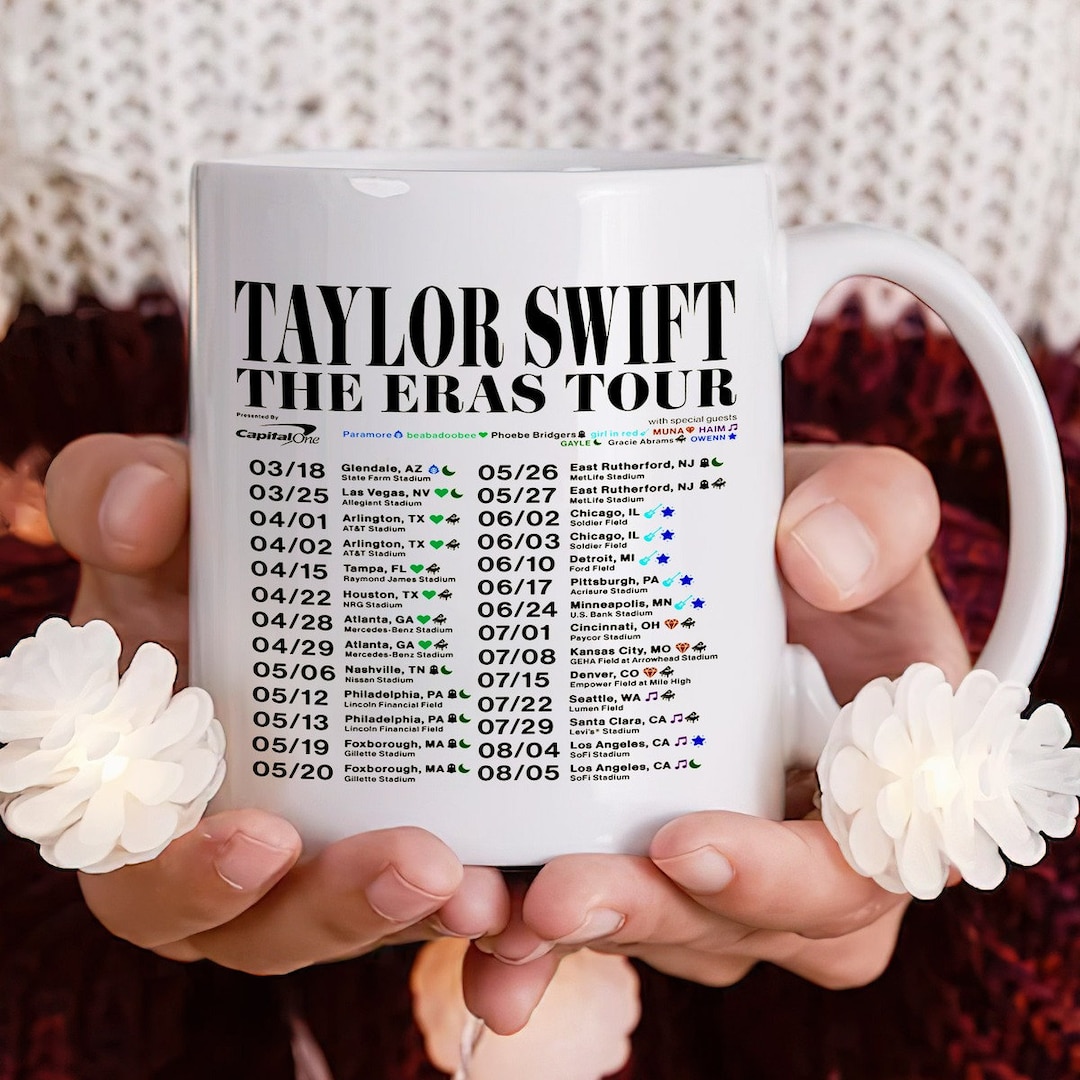 Mug Taylor Swift the Eras Tour August 24-27 2023 Mexico City - Etsy