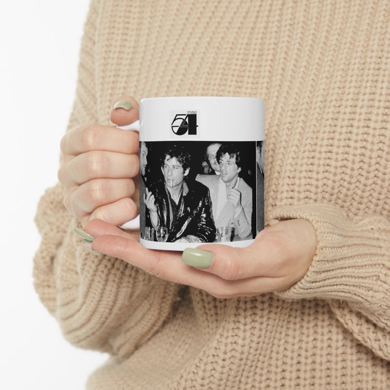 Studio 54 Coffee Mug, Studio 54 Gift, John Travolta, Sylvester Stallone ...