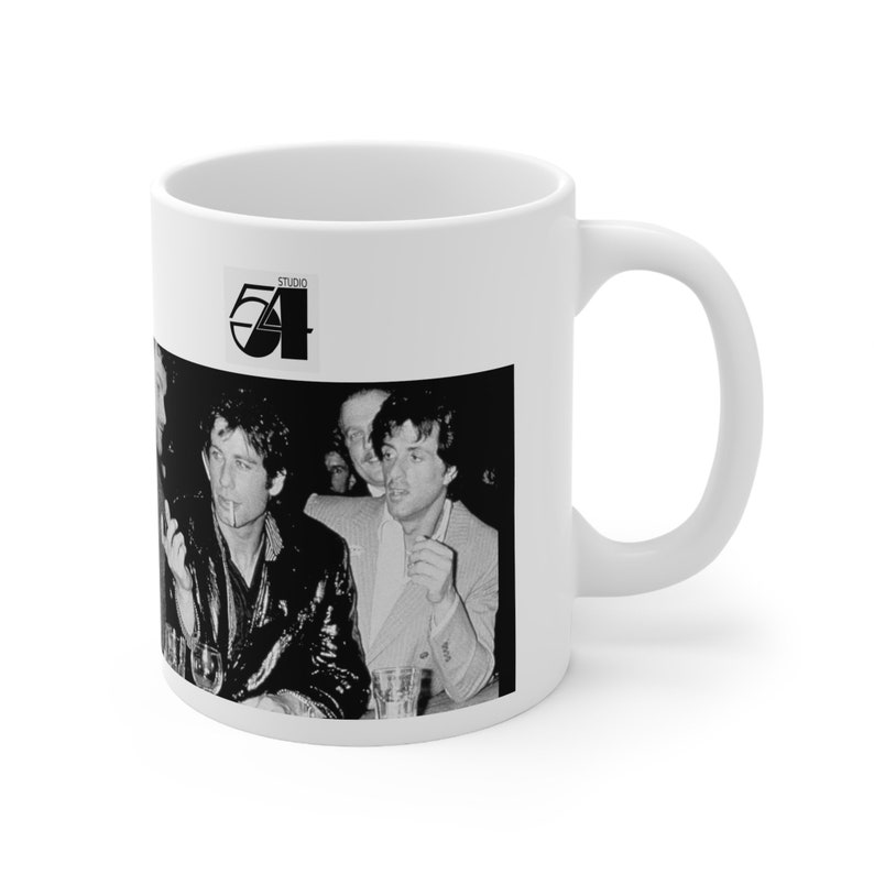 Studio 54 Coffee Mug, Studio 54 Gift, John Travolta, Sylvester Stallone ...