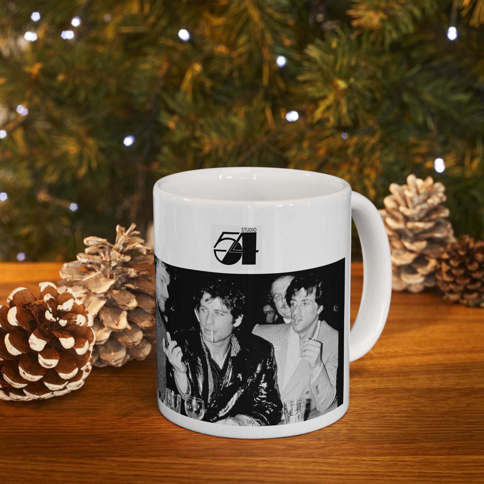 Studio 54 Coffee Mug, Studio 54 Gift, John Travolta, Sylvester Stallone ...