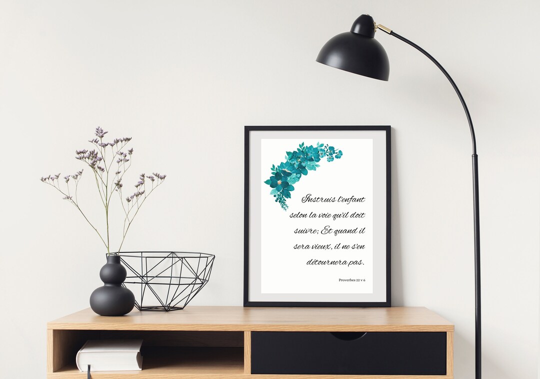 Poster Bible Verse of Proverbs Christian Wall Art Christian Wall Decor ...