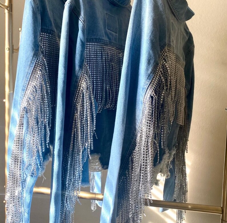 Sparkle & Shine Denim Jacket - the Ultimate Showstopper -rhinestone ...
