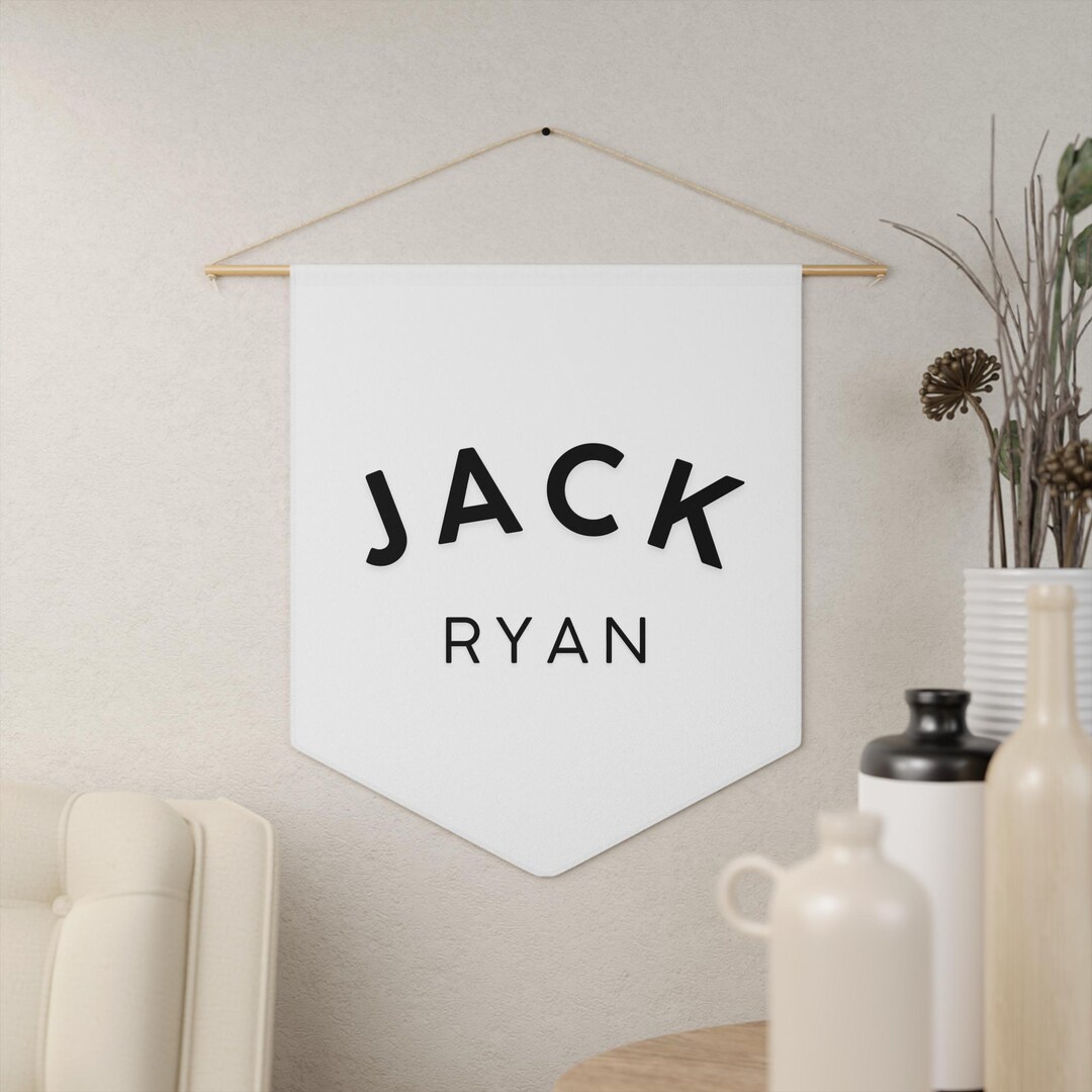 Personalized Name Banner for Nursery – Custom Baby Name Garland – Felt ...