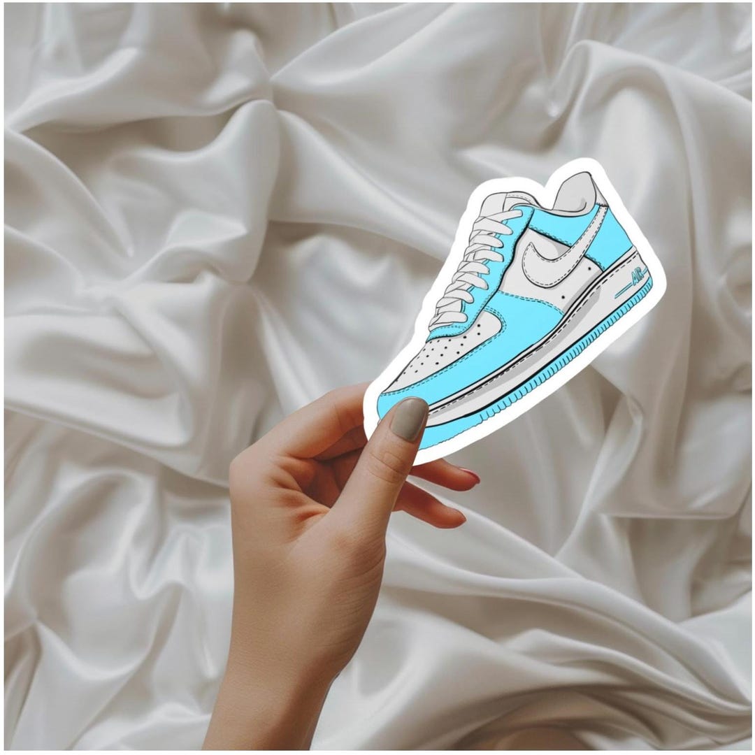 Cool Sneaker Kiss-cut Vinyl Decals | Trendy Shoe Stickers for Laptops ...