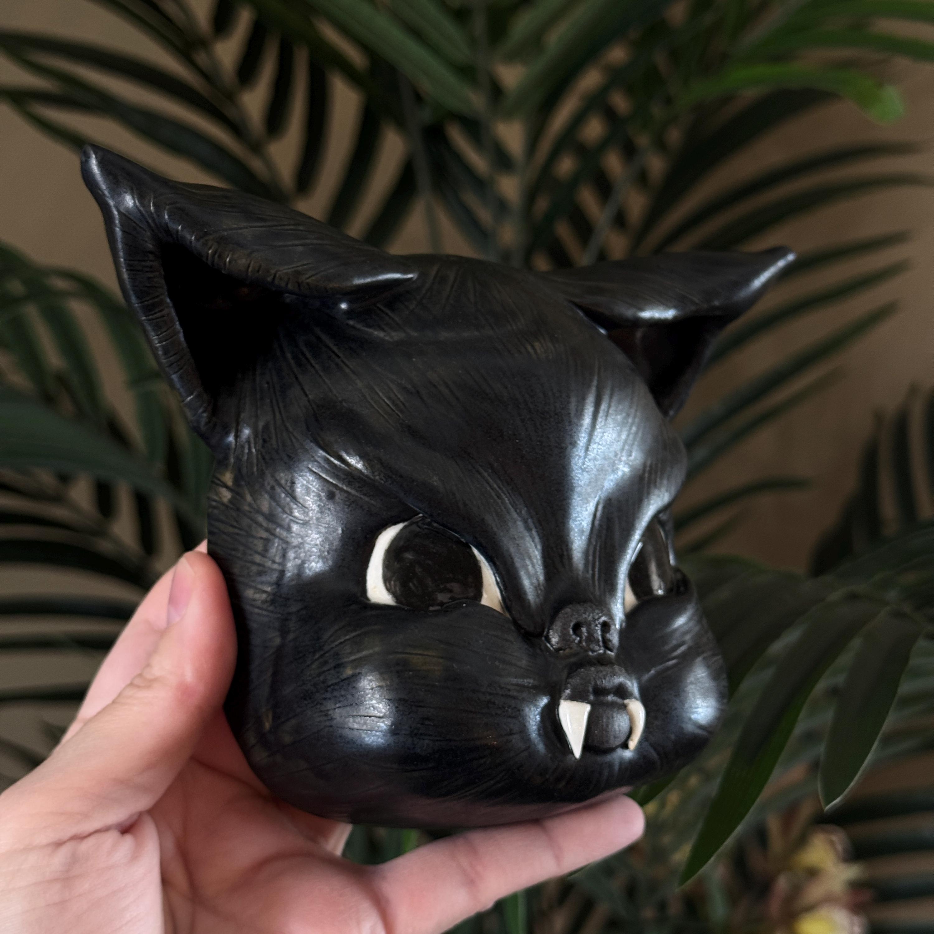 Handmade Werewolf Porcelain Wall Hanging: Unique Home Decor - Etsy