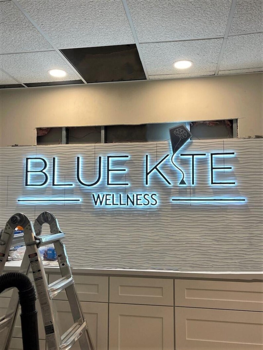 Business Sign, Metal Backlit Signs, Outdoor Light up Sign, Lasercut ...