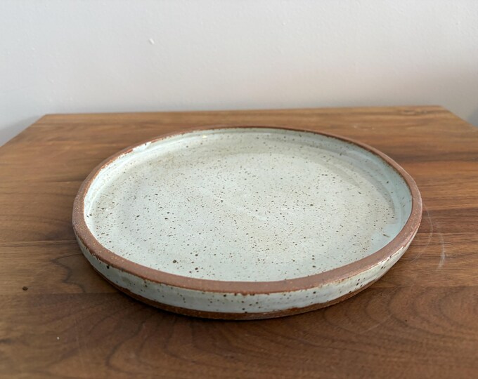Simple Plate Dark Clay 9.5” | Neutral Ceramic Plate | Handmade Gift ...