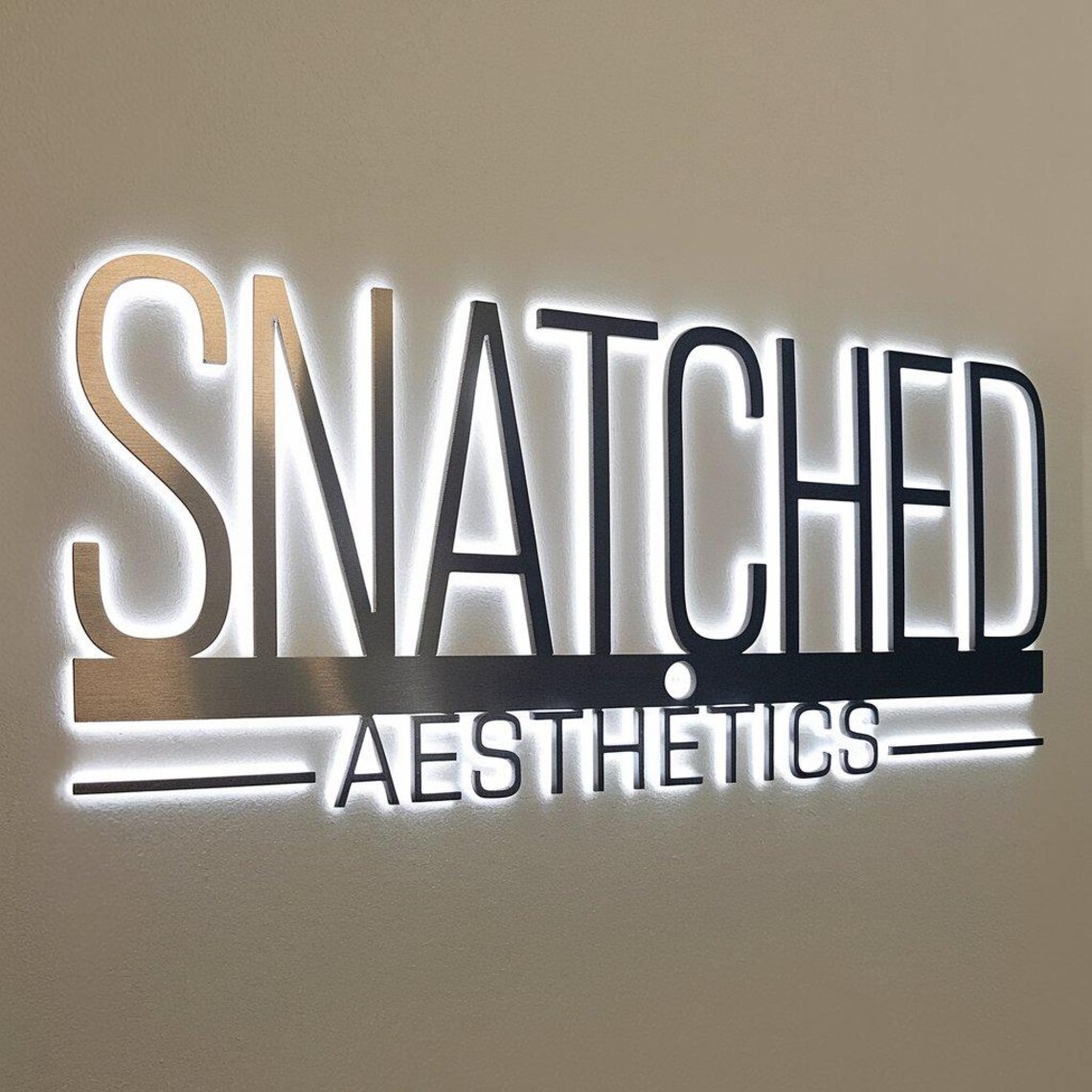 Custom Metal Sign, 3d Logo for Business, Logo Sign, Light up Sign ...