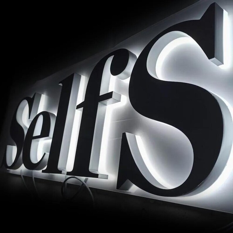 Led Backlit Signage, Custom Led Logo Sign, 3D Design Custom Logo Sign ...