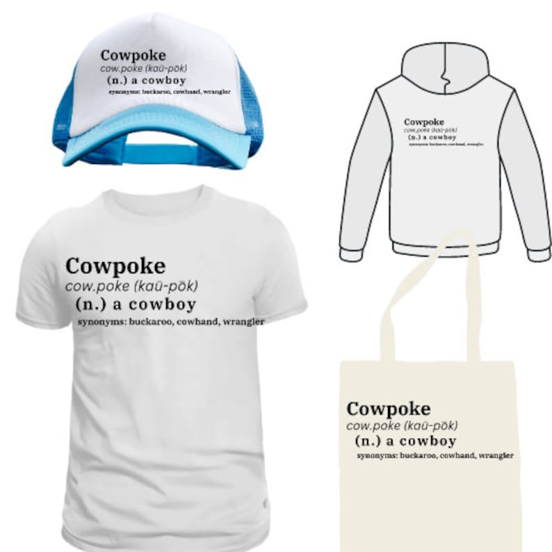 Cowpoke Western SVG PDF - Etsy