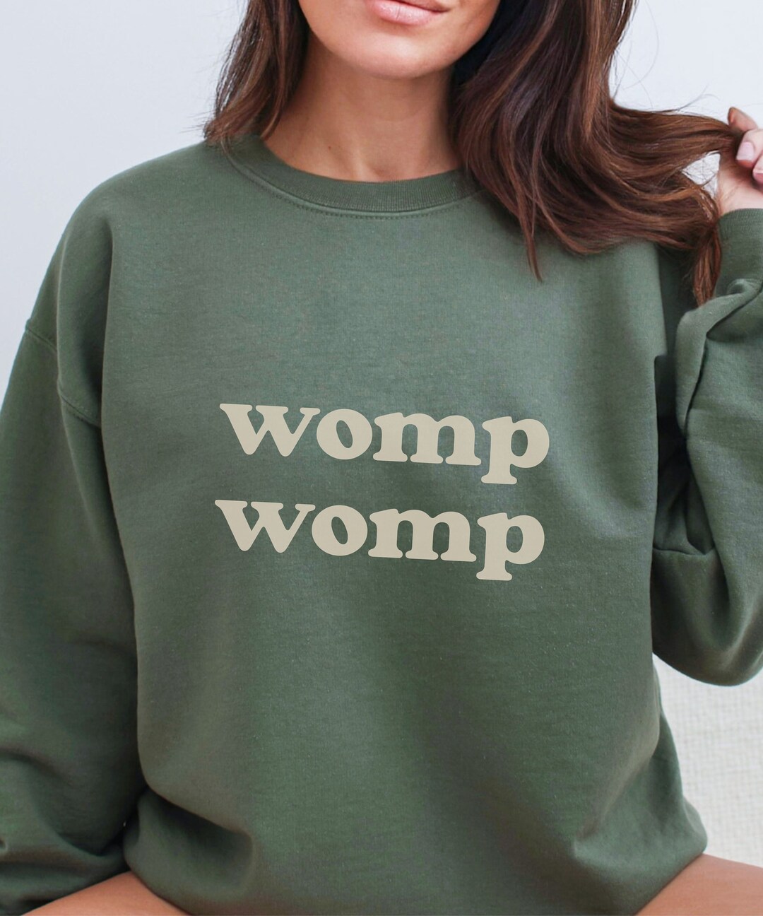 Womp Womp Crewneck Sweatshirt, Funny Minimalist Hoodie, Humorous Sad ...