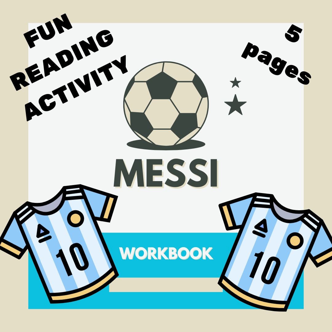 Lionel Messi Reading Comprehension Booklet - Ages 7-12 Reading - Etsy