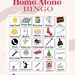 Home Alone Bingo Cards (family Christmas Movie Activity)- 6 Unique ...