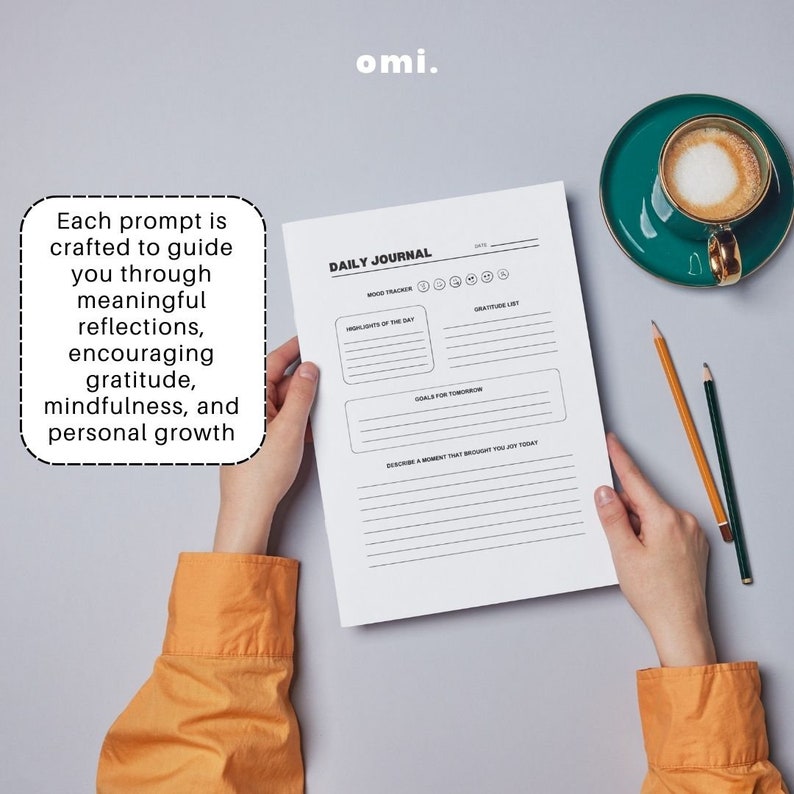 Printable Daily Journal, 100 Journal Prompts for Self-reflection, Daily ...