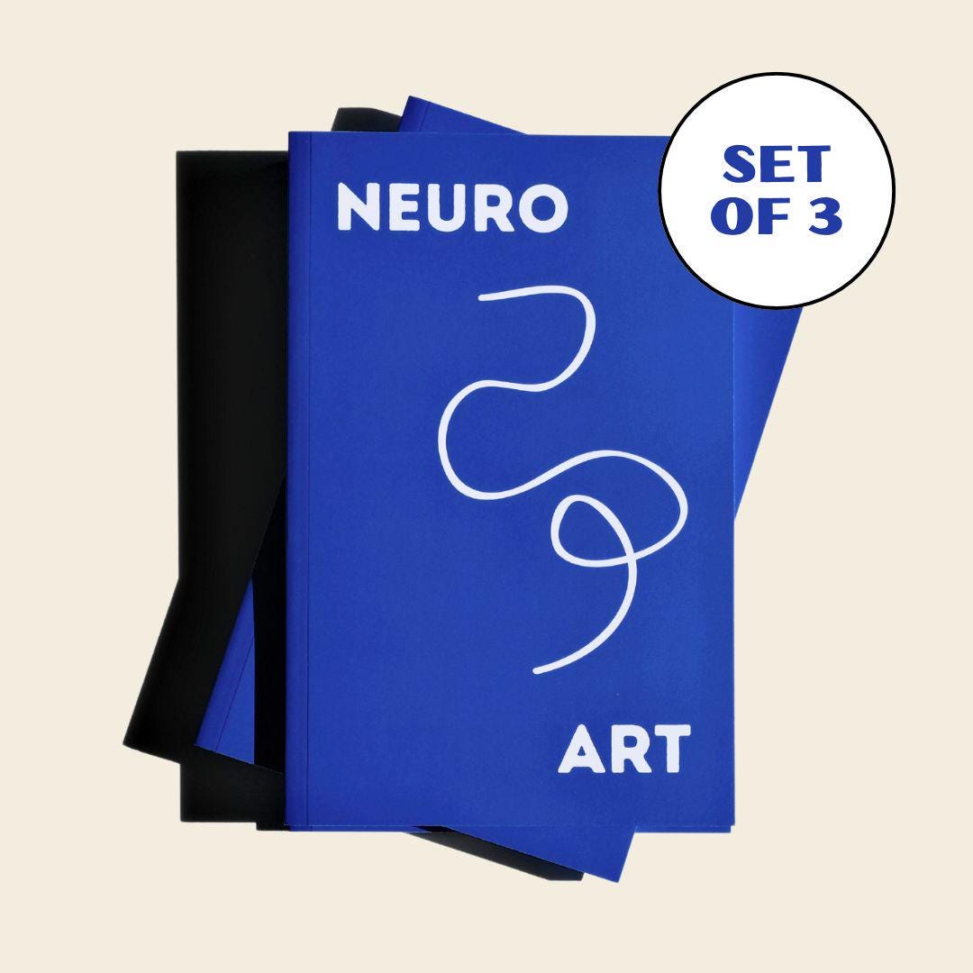 Neuro Art Journal Gift Pack Set of 3 | Mindfulness Journal for Stress ...