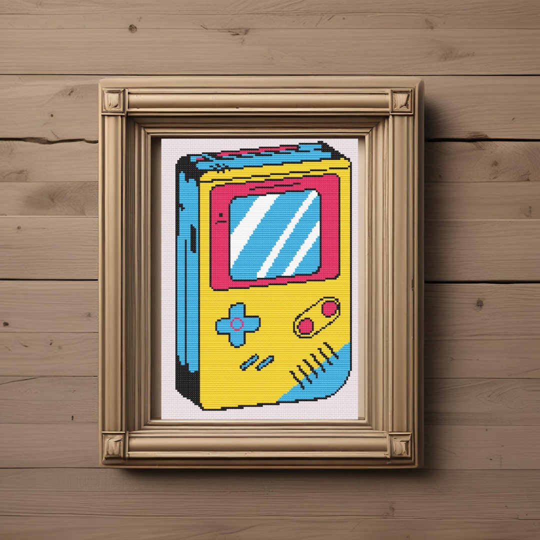 Retro Game Boy Advance Cross Stitch Pattern - Etsy