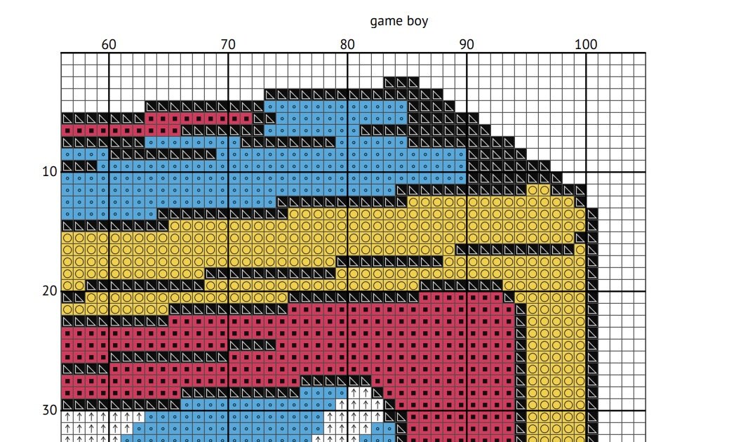 Retro Game Boy Advance Cross Stitch Pattern - Etsy