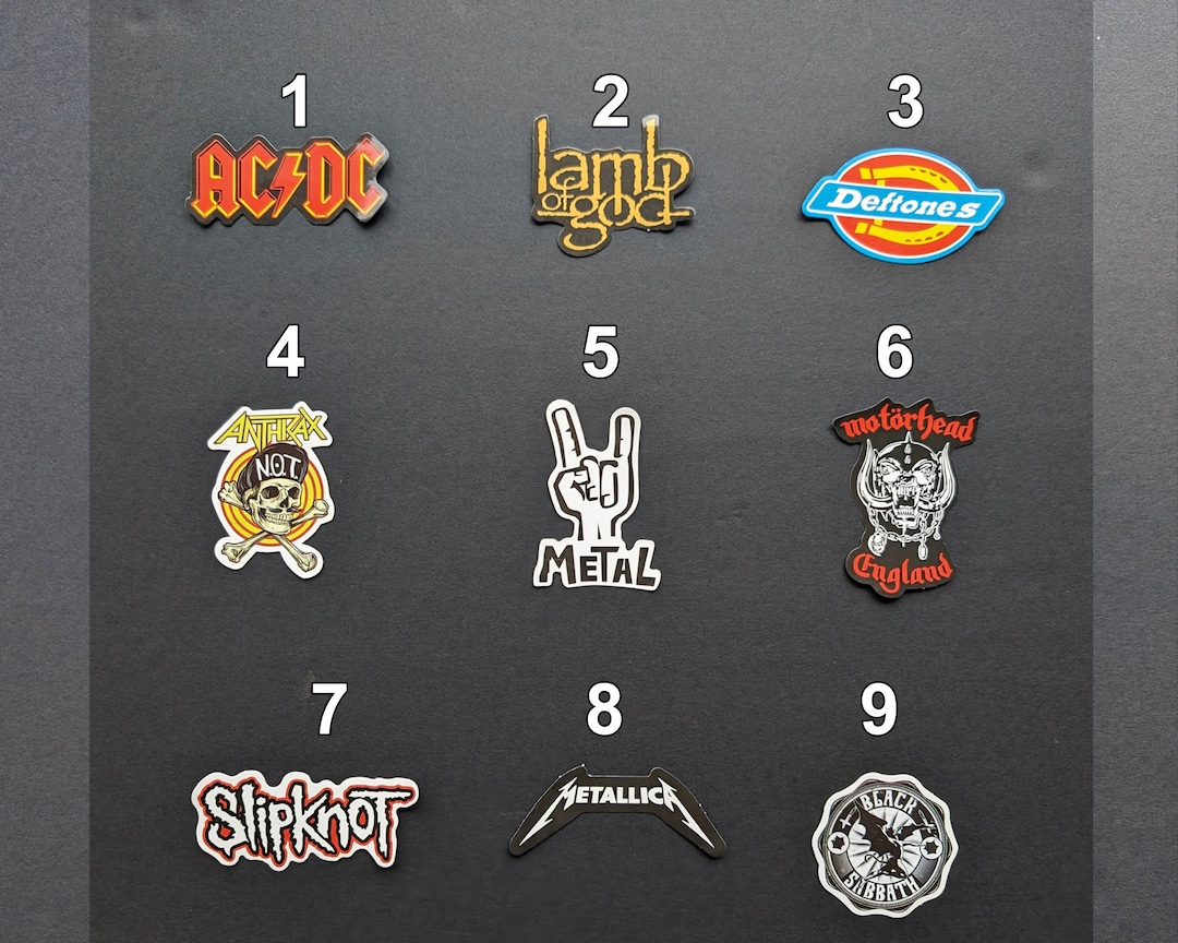 Heavy Metal Stickers Heavy Metal Decals Horns up Stickers - Etsy