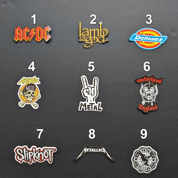 Metal Music Stickers - Etsy