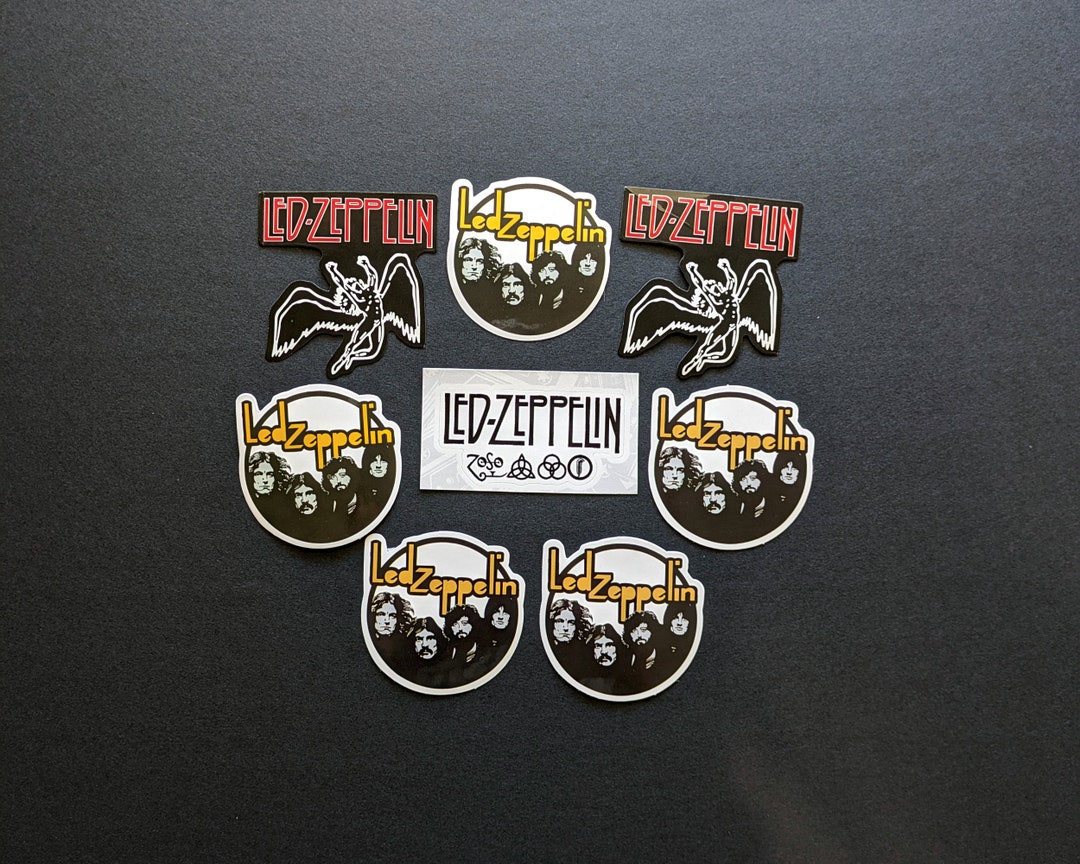 Led Zeppelin Stickers, Classic Rock Stickers, Led Zeppelin Decals ...
