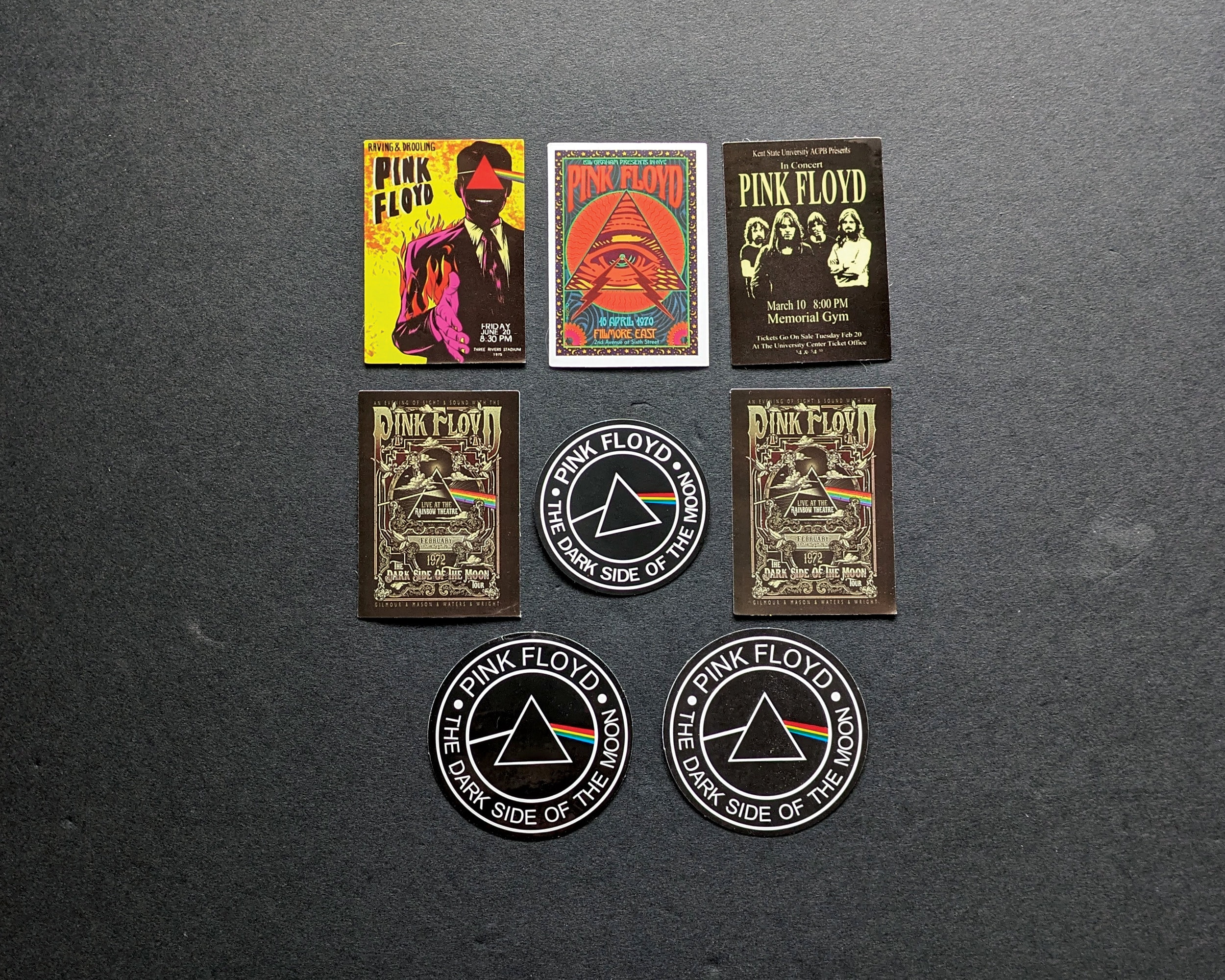 Pink Floyd Stickers, Pink Floyd Decals, Classic Rock Band Stickers ...