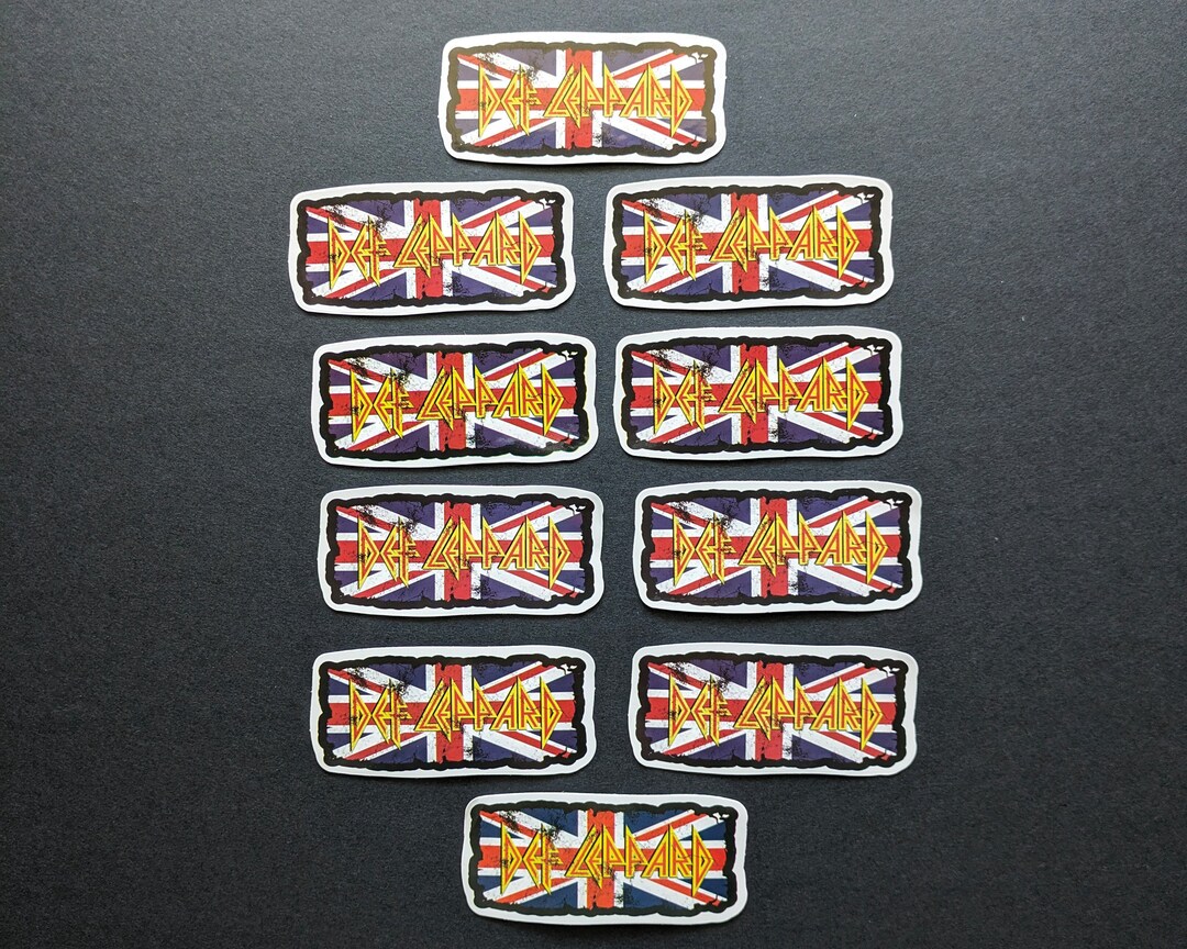 Def Leppard Stickers, Classic Rock Stickers, Arena Rock Stickers, Hair ...