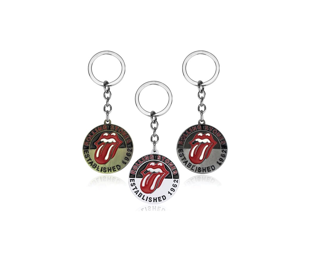 Rolling Stones Key Chain, Rock Red Lip Keychain, Stick Out Your Tongue ...