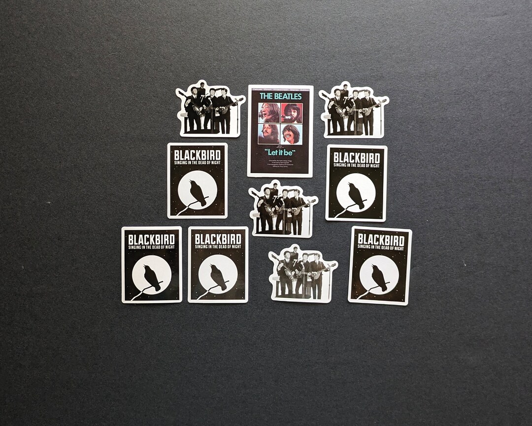 Beatles Stickers, Classic Rock Band Stickers, the Beatles Band Stickers ...