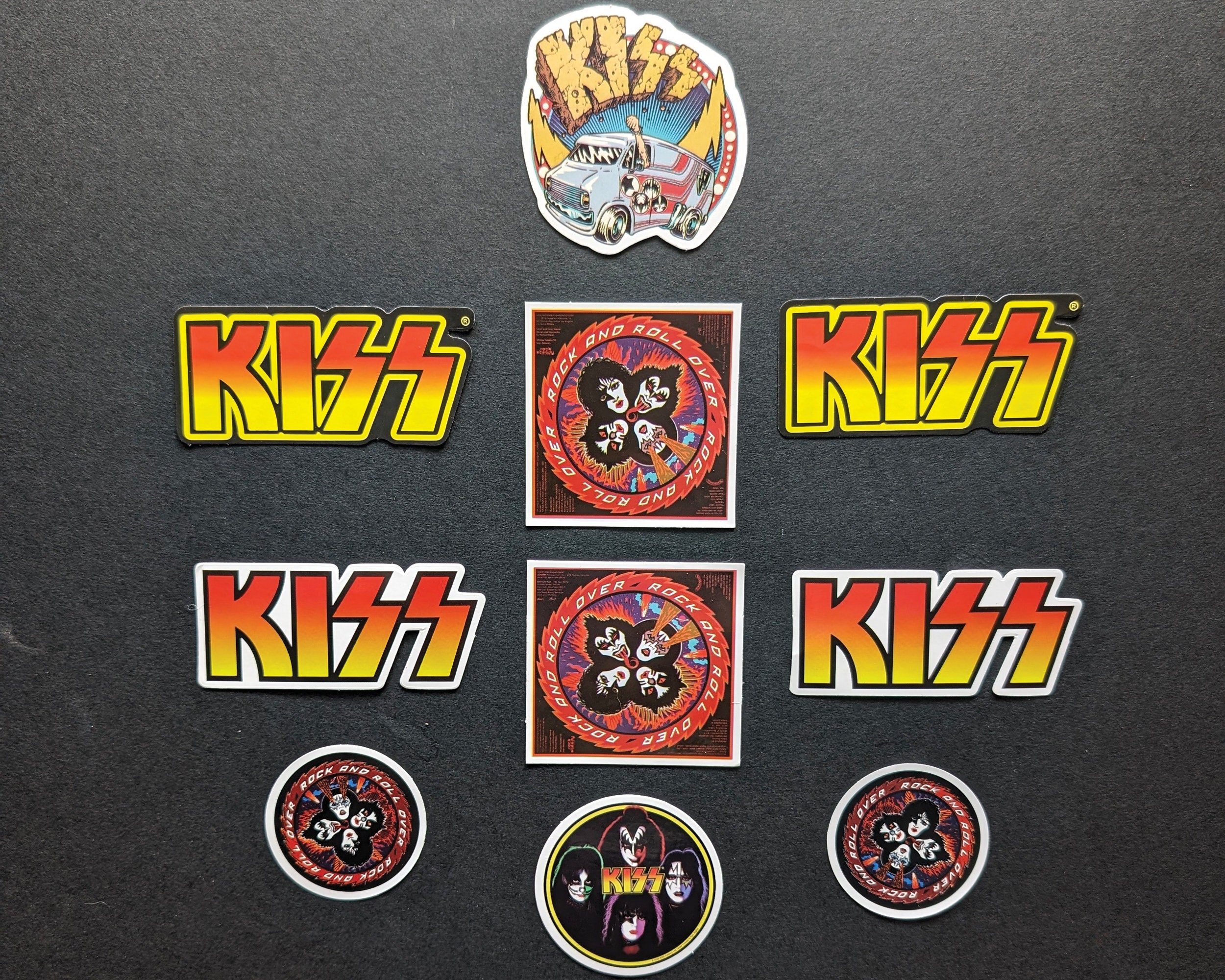 Kiss Stickers, Classic Rock Stickers, Kiss Band Stickers, Rock N Roll ...