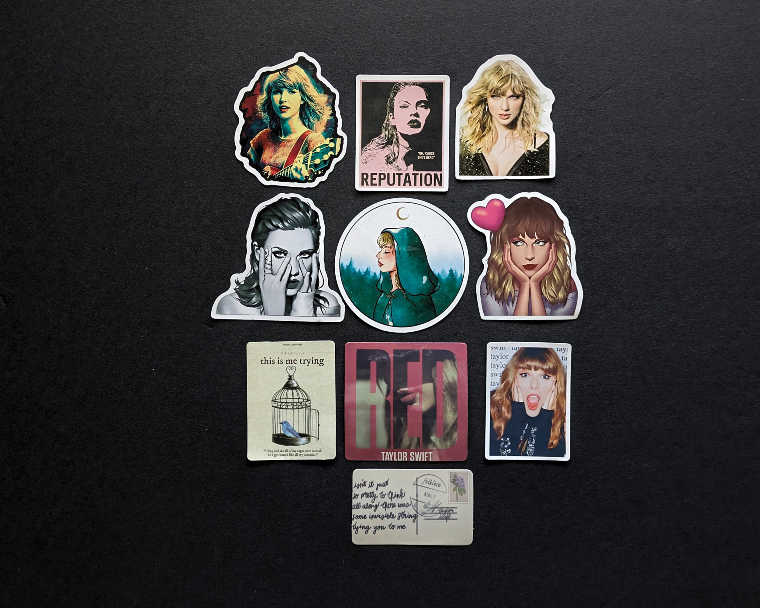 10 Pcs. Taylor Swift Stickers, Swiftie Stickers, Laptop Stickers ...