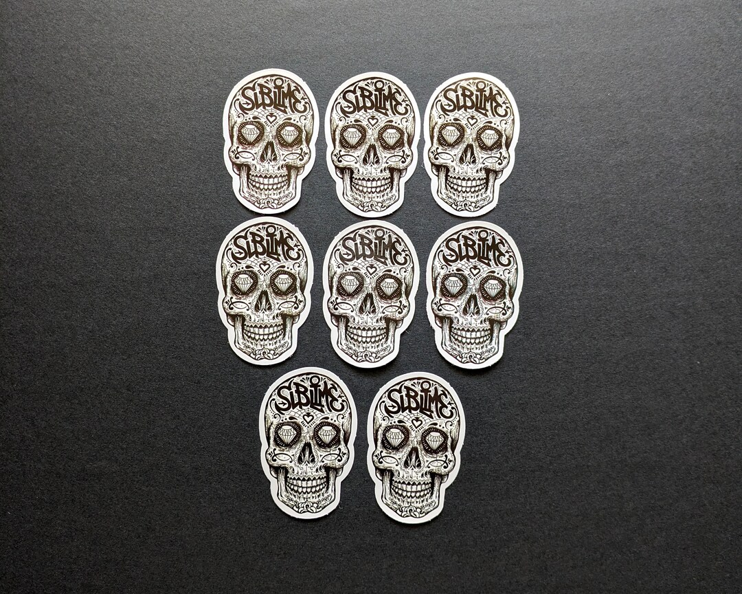 Sublime Stickers, Sublime Decals, Sublime Skull Stickers, Rock Band ...